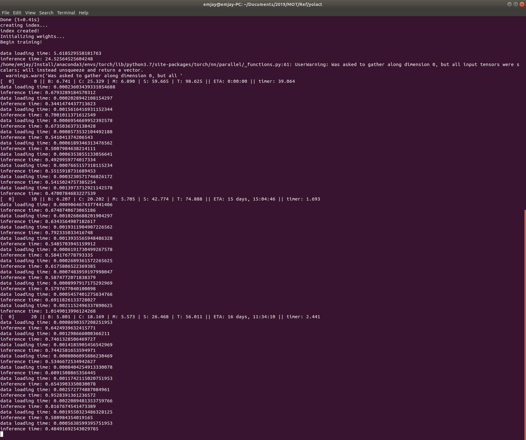 Proper ETA for Training · Issue #180 · dbolya/yolact · GitHub
