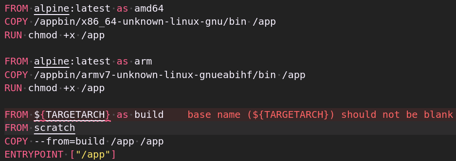 From {targetarch} Wrongly Detected As Base Name Should Not Be Blank · Issue 4012 · Microsoft