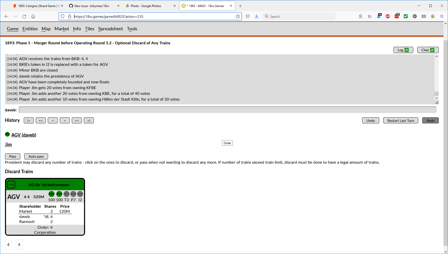 [1893] UI mix-up with forced AGV merger · Issue #6624 · tobymao/18xx · GitHub