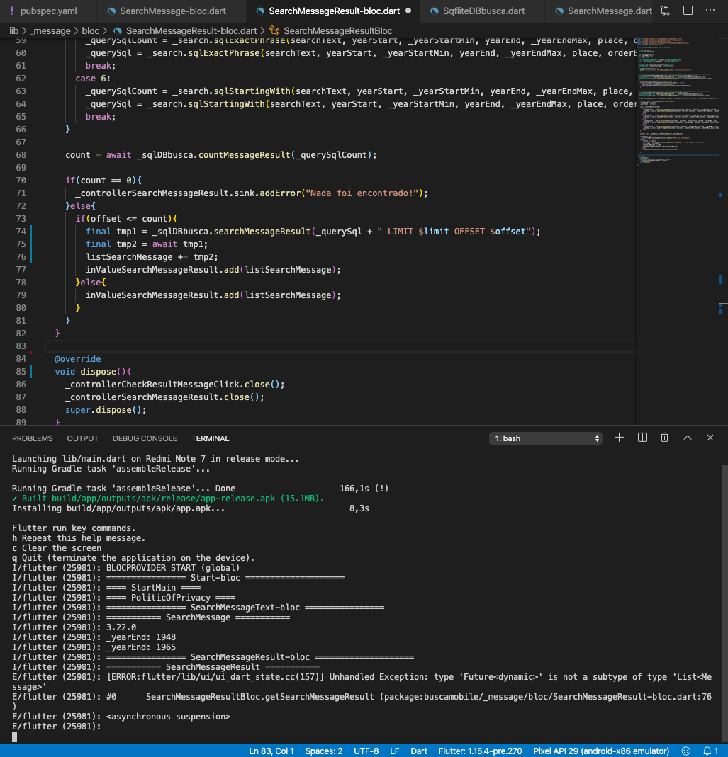 Attempt to execute code removed by Dart AOT compiler (TFA) · Issue #51828 · flutter/flutter · GitHub