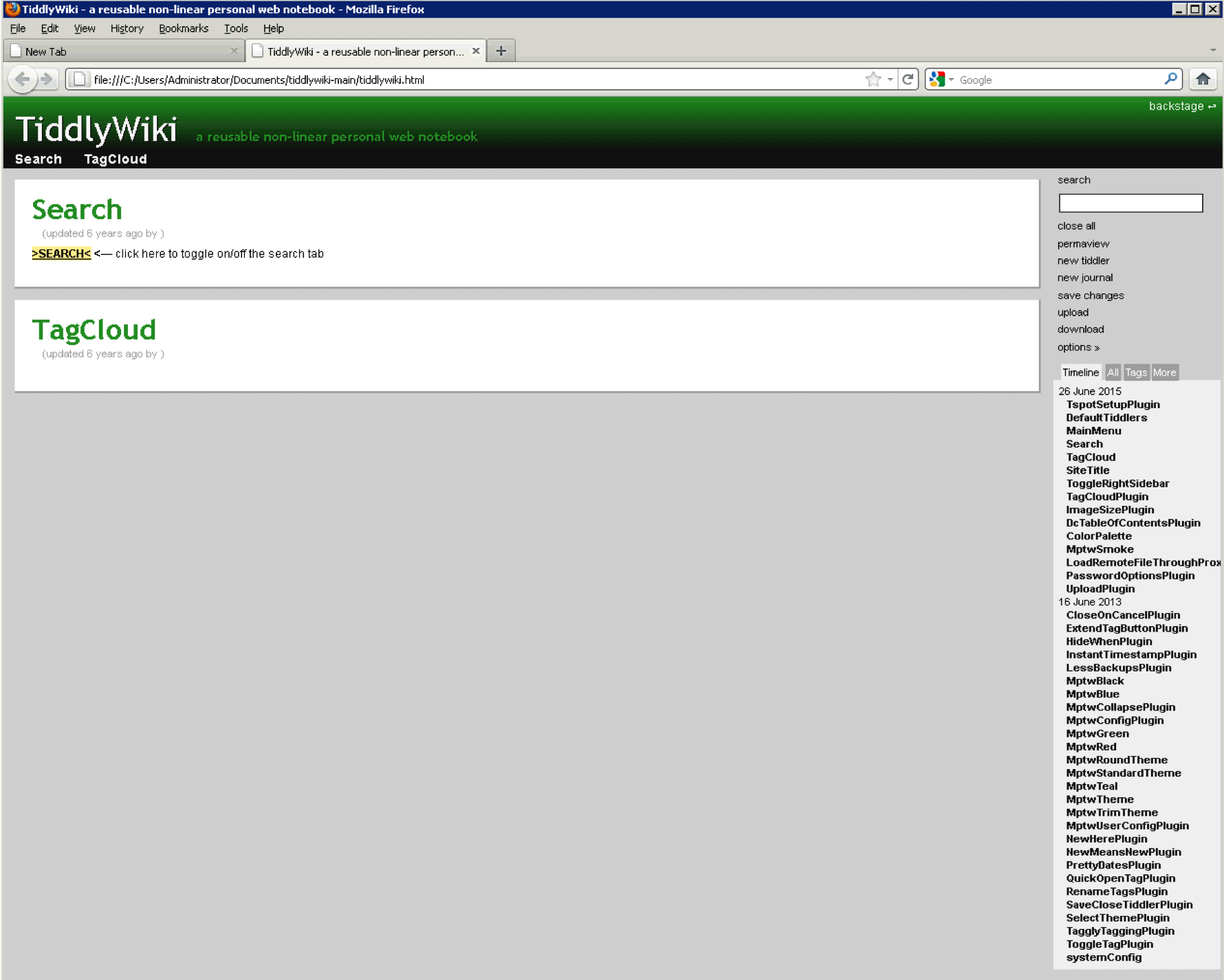 GitHub - karlarao/tiddlywiki: MonkeyPirateTiddlyWiki (MPTW) template
