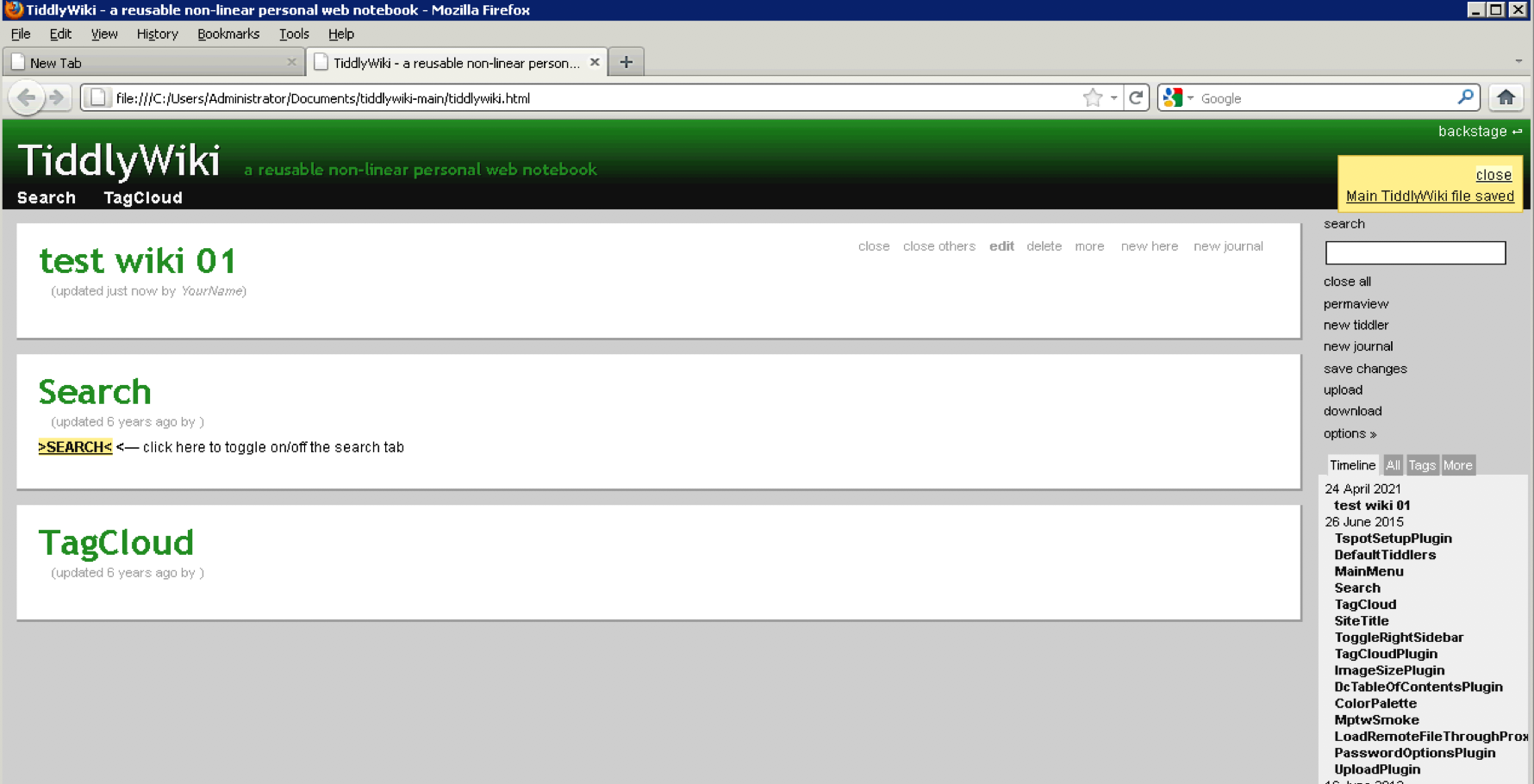 GitHub - karlarao/tiddlywiki: MonkeyPirateTiddlyWiki (MPTW) template
