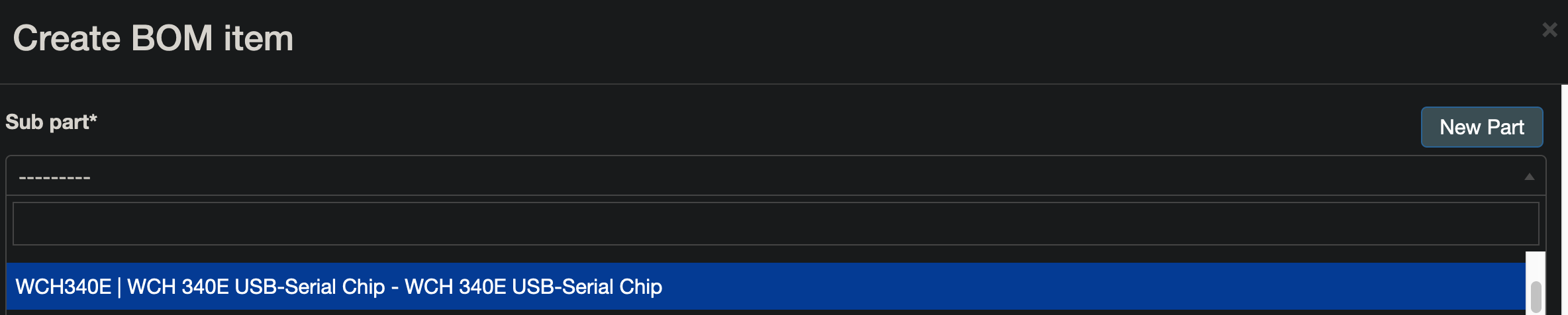 Show quantity when adding to BOM · Issue #760 · inventree/InvenTree · GitHub