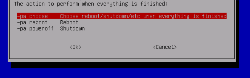 Automatic shutdown or reboot after backup/restore complete · Issue #165 ...
