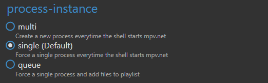 --process-instance=multi from command line not working · Issue #525 · mpvnet-player/mpv.net · GitHub