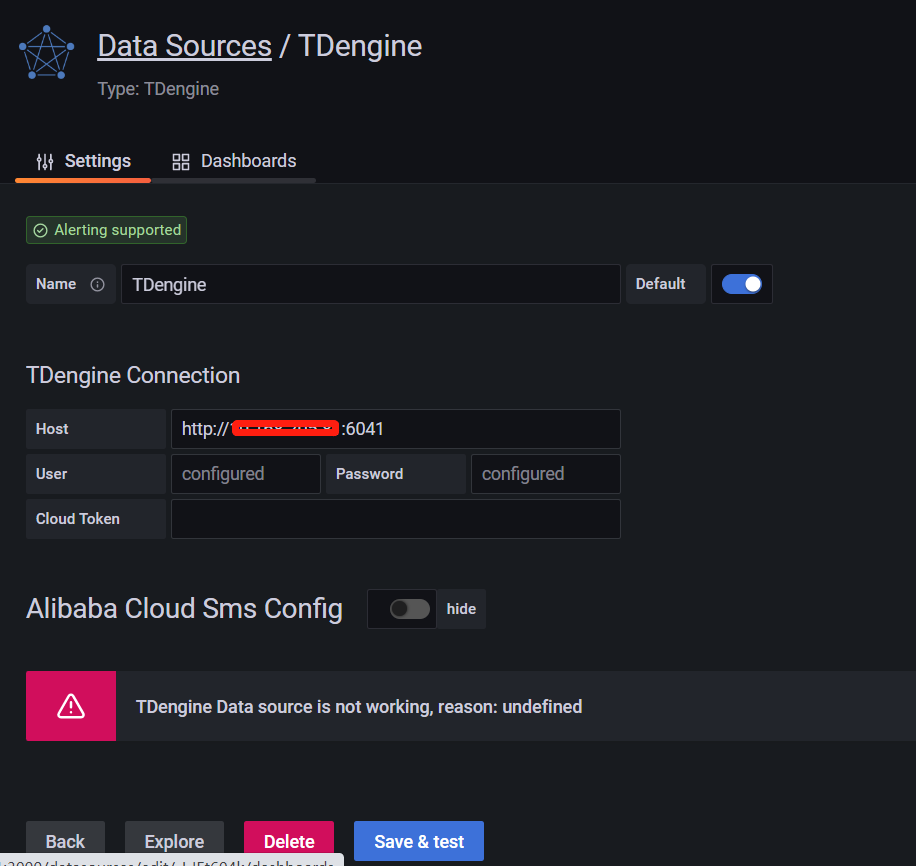 Grafana Connect Tdengine Issue · Issue 19969 · Taosdata Tdengine · Github