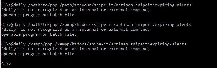 Cron for email notification daily. · Issue #5339 · snipe/snipe-it · GitHub