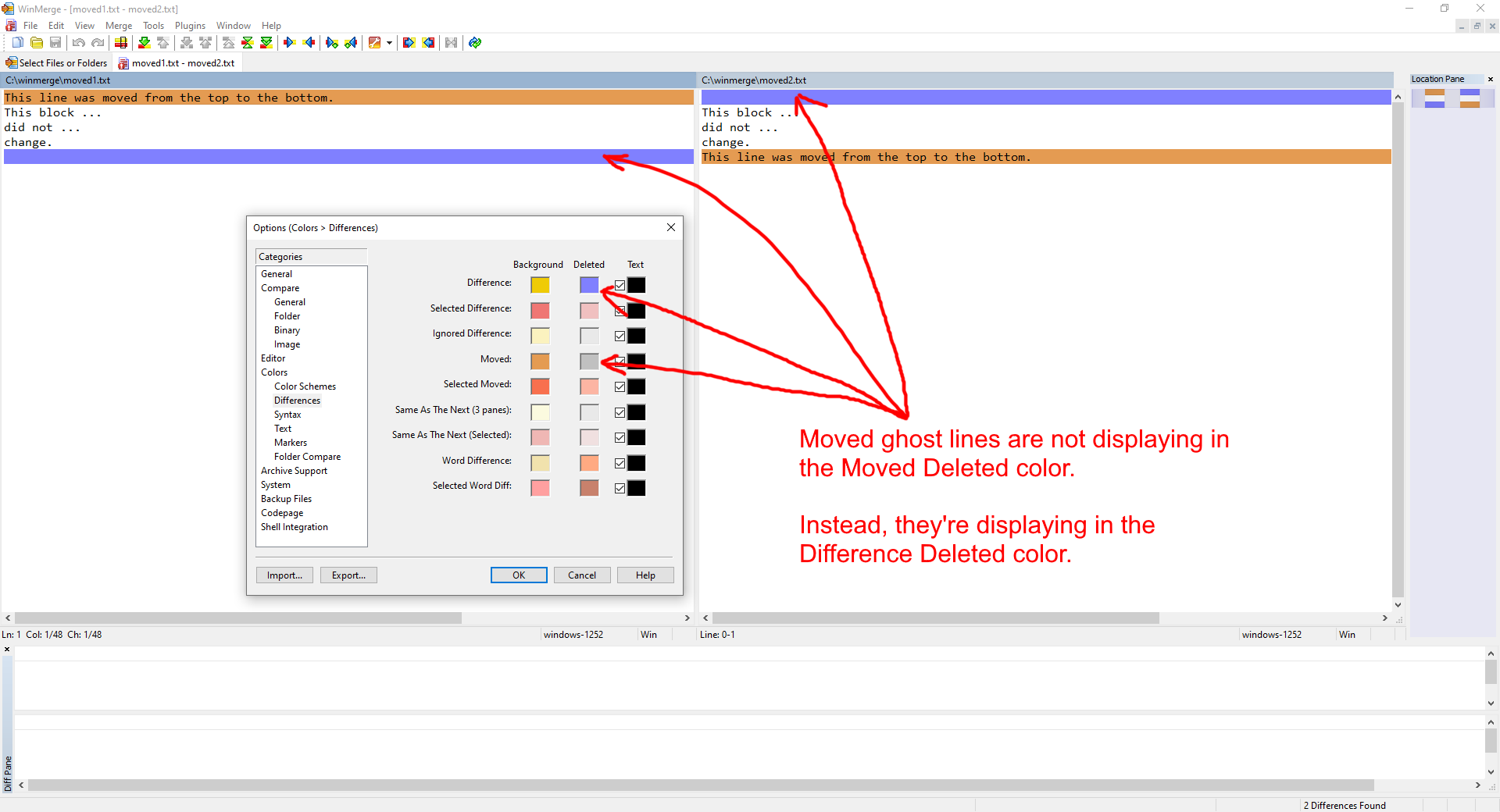 Moved ghost lines are shown in the wrong color · Issue #358 · WinMerge ...
