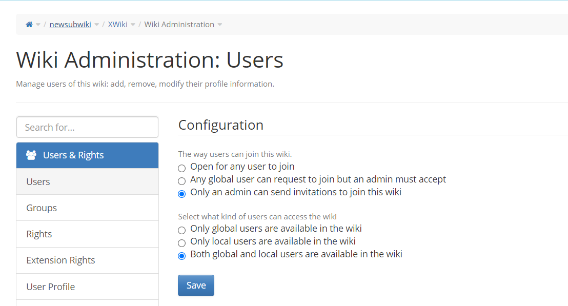 Access to subwiki forbidden if the View right is allowed for any group either on the main wiki ...