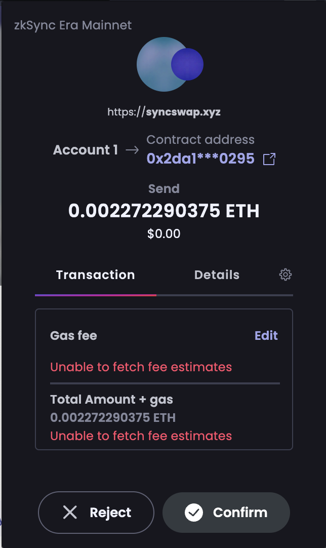 Issues with EIP-1559 fee estimation on zksync (part 2) · Issue #31959 · brave/brave-browser · GitHub