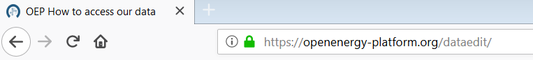 Misleading heading in /dataedit/ · Issue #404 · OpenEnergyPlatform/oeplatform · GitHub