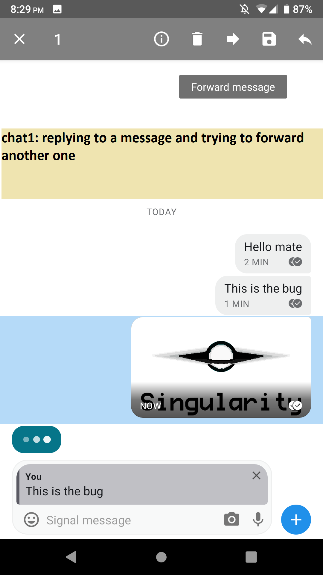A not sent reply gets forwarded when forwarding a totally another message · Issue #8748 ...