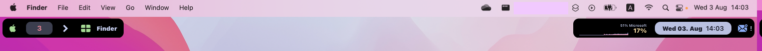 Split Bar Layout · FelixKratz SketchyBar · Discussion #221 · GitHub