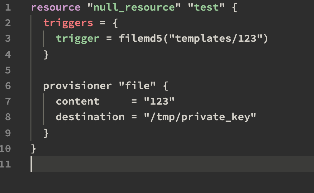 Nullresource Trigger Breaks Highlighting · Issue 469 · Hashicorpvscode Terraform · Github