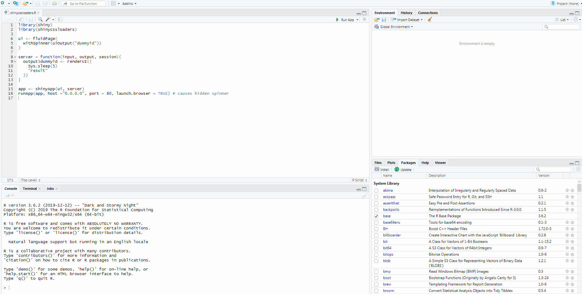 Using runApp with specific port occasionally breaks app content · Issue #2765 · rstudio/shiny ...