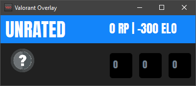 It says 0 RP and -300 ELO. I haven't played comp after setting up the overlay. Is that the ...
