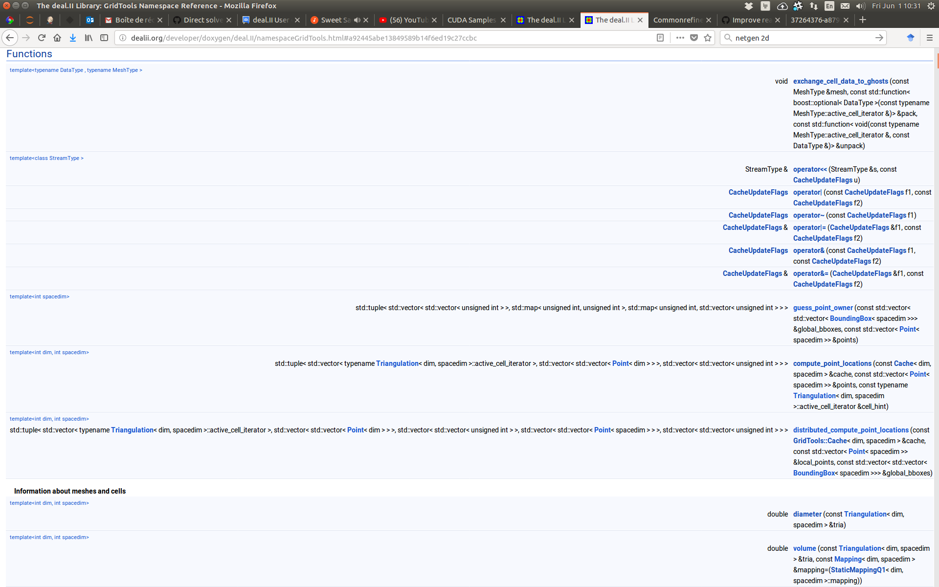 Fix GridTools documentation · Issue #5986 · dealii/dealii · GitHub