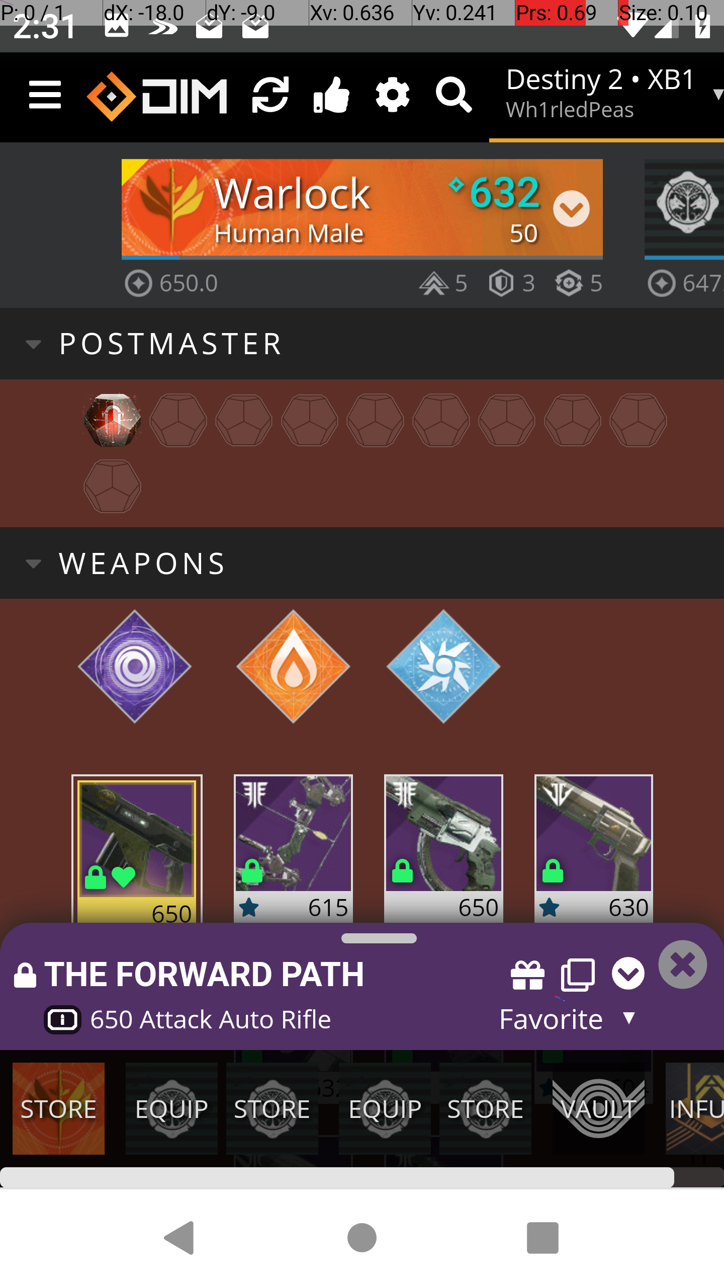 Item popup transfer buttons extend off screen on mobile. · Issue #3502 · DestinyItemManager/DIM ...