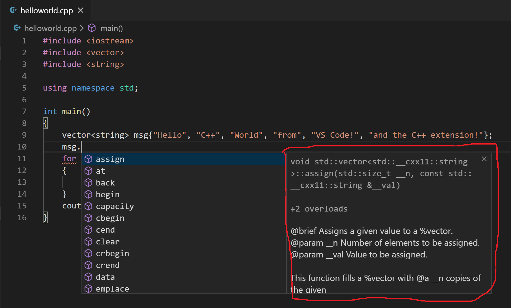 (C++)Where's the functions‘ instruction？ · Issue #3752 · microsoft/vscode-docs · GitHub