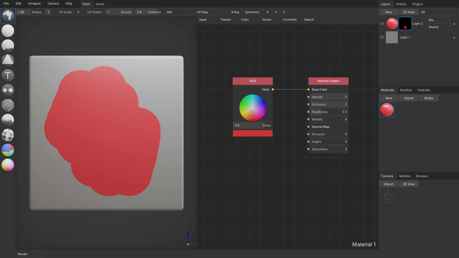 Update already painted material · Issue #242 · armory3d/armortools · GitHub