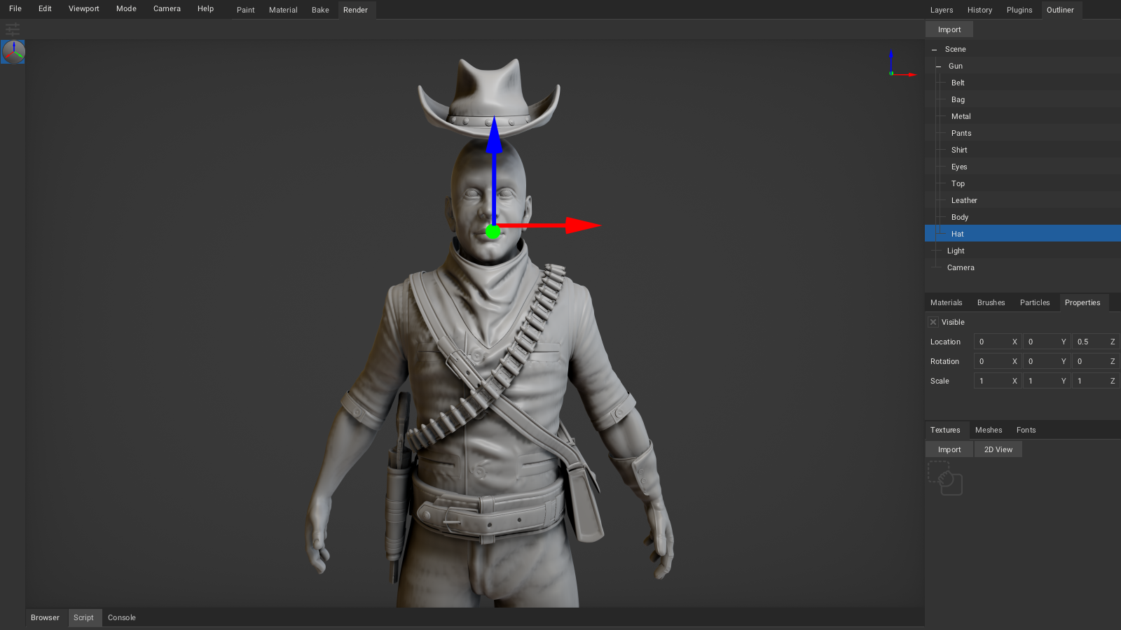 Moving in Render tab destroys mesh · Issue #637 · armory3d/armortools · GitHub