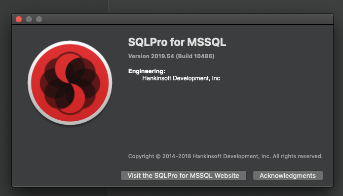 Bug: Open File... Cmd-O no longer works on 2019.54 · Issue #344 · hankinsoft/SQLPro · GitHub