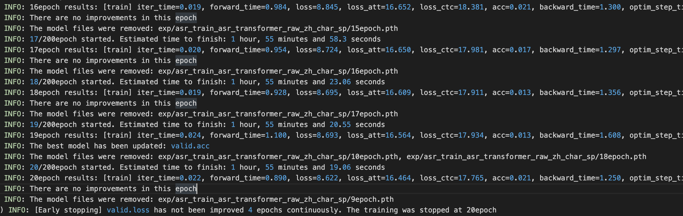 ESPNet2 for aishell at stage 9 · Issue #3228 · espnet/espnet · GitHub