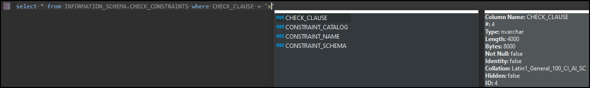 Code Completion Incorrectly Suggests Sql Objects Within String Literals · Issue 12028 · Dbeaver