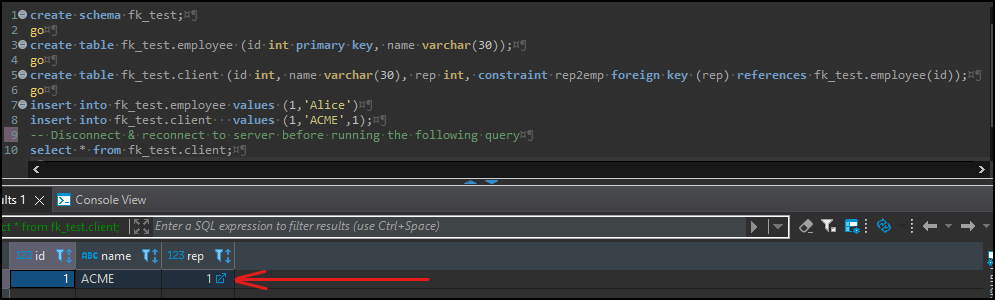 Control + Left Click on Foreign Key to View the Row · Issue #17379 · dbeaver/dbeaver · GitHub