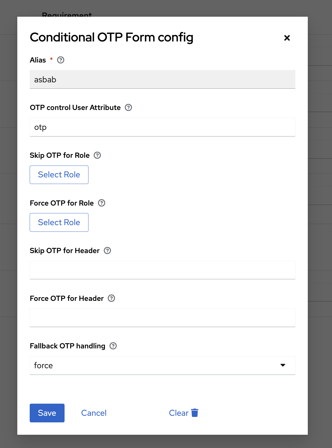 Conditional OTP Configuration has interference with other/deleted flows that also use ...
