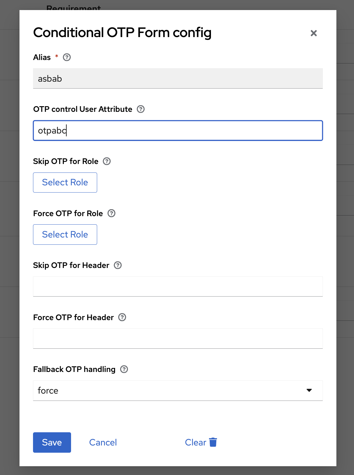 Conditional OTP Configuration has interference with other/deleted flows that also use ...