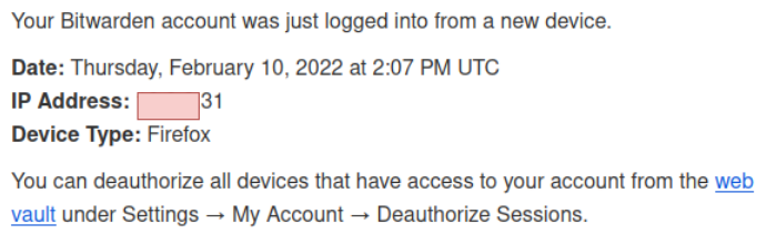 Wrong IP in New Device Logged In notification · Issue #1859 · bitwarden/server · GitHub