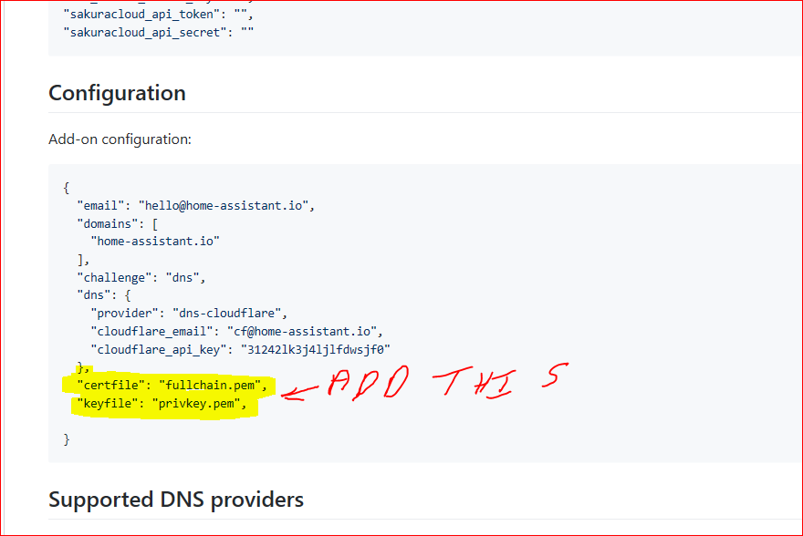letsencrypt poor/bad documentation for config · Issue #881 · home-assistant/addons · GitHub