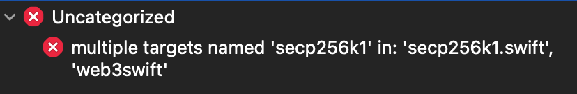 Cannot build project with other web3 libraries: multiple targets named secp256k1 · Issue #505 ...