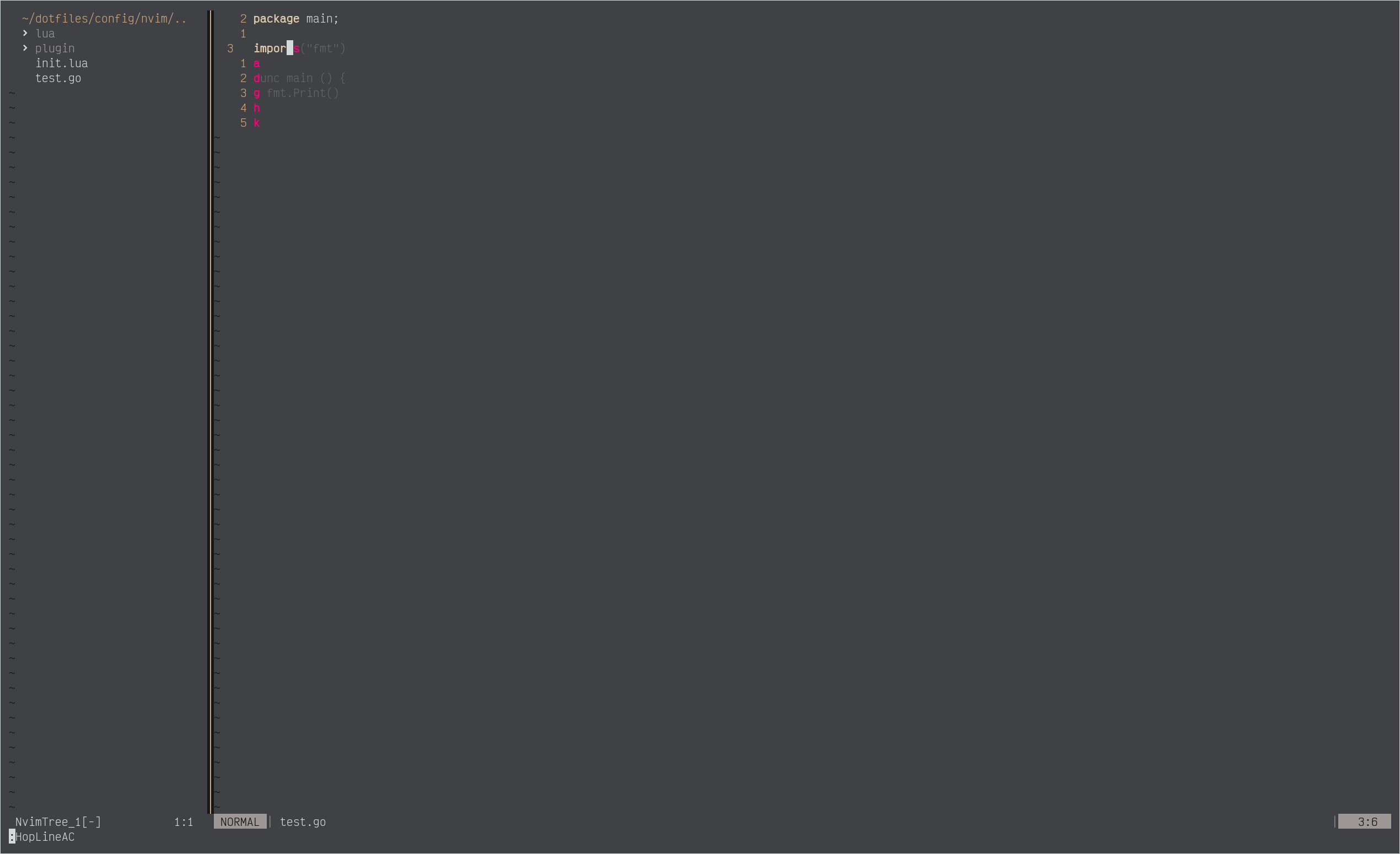 "col value outside range" error when using hop motions at the end of a line extending beyond the ...