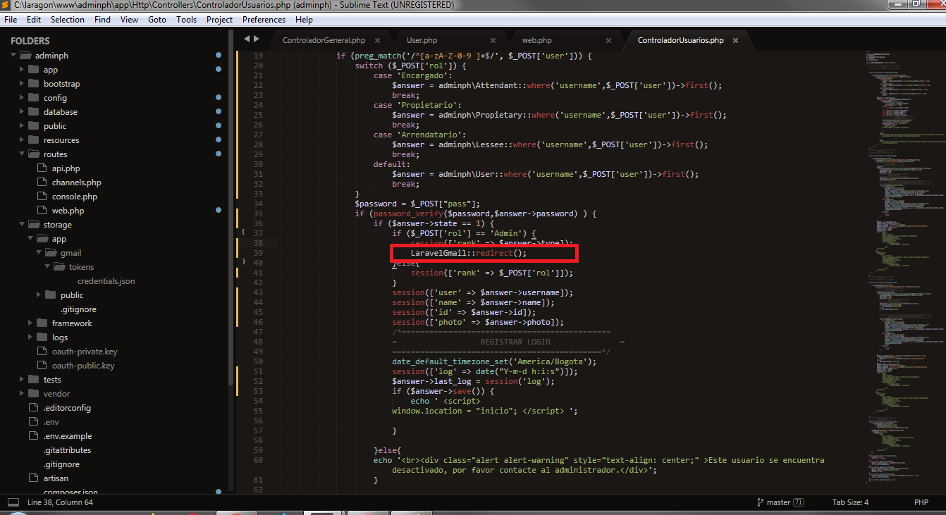 Problems with authentication · Issue #83 · dacastro4/laravel-gmail · GitHub