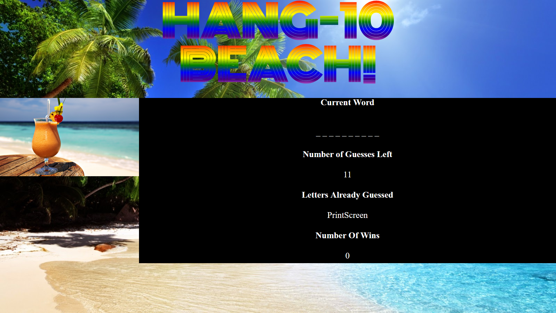 GitHub - Wustix/Word-Guess-Game: Hangman assignment