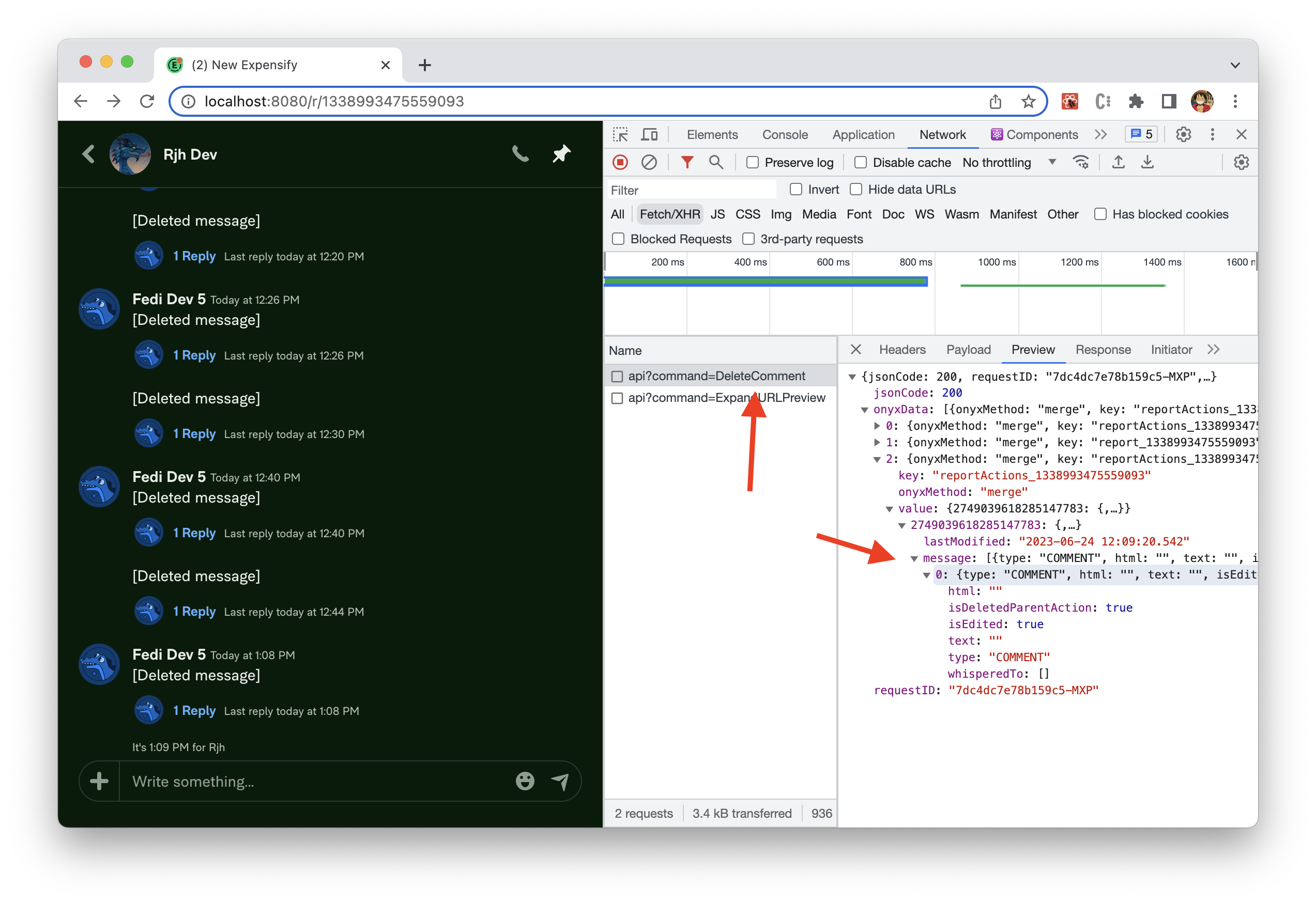 [$1000] Chat - Inconsistent behavior on deleting message that have reply/thread · Issue #21103 ...