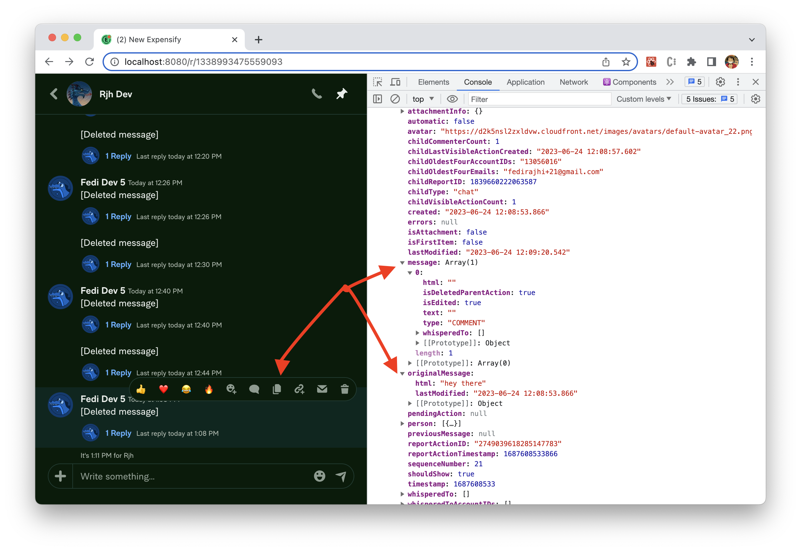 [$1000] Chat - Inconsistent behavior on deleting message that have reply/thread · Issue #21103 ...