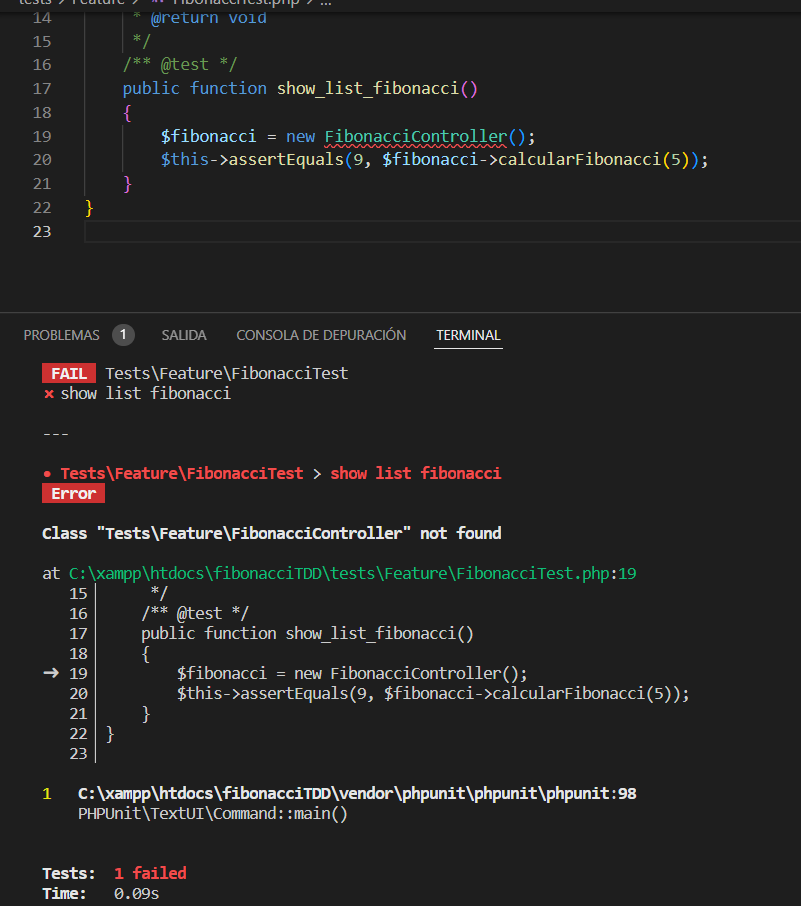 GitHub - NahunElias/fibonacciPHP: Ejercicio de TDD generando la serie fibonacci