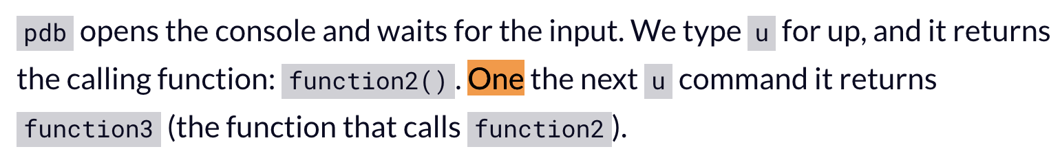 Typo In How To Debug Your Python Code With The Python Debugger Pdb Article · Issue 48577