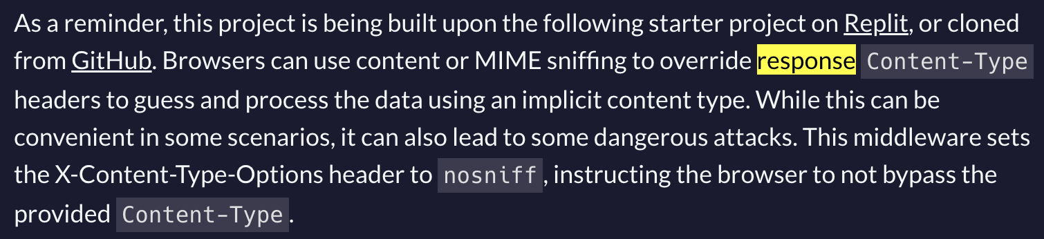 Typo in Information Security with HelmetJS · Issue #49667 · freeCodeCamp/freeCodeCamp · GitHub