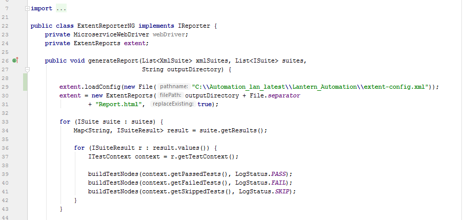 HTML page is shown with broken UI While publishing the extent report ...