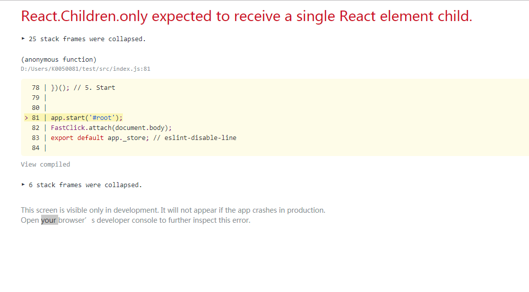 使用ant design pro构建项目后台不报错但是页面报错是什么原因Use ant design pro to build the project，but background is ...