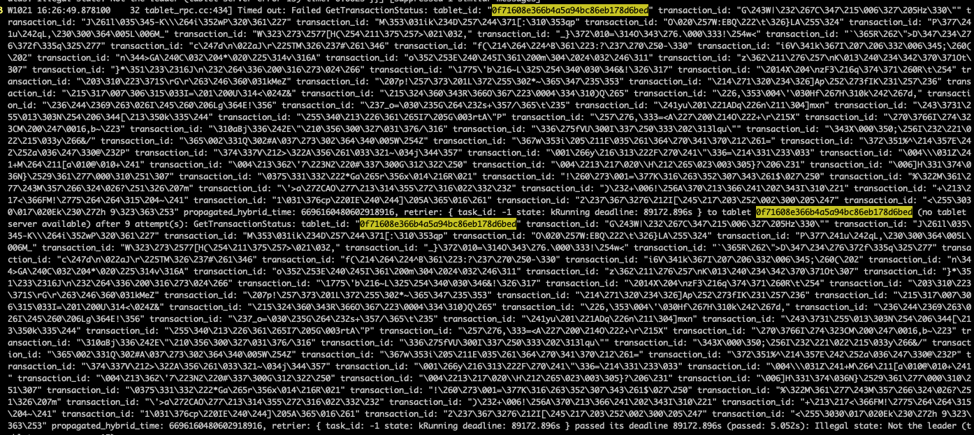 [DocDB] Wrong destination UUID requested · Issue #10391 · yugabyte/yugabyte-db · GitHub