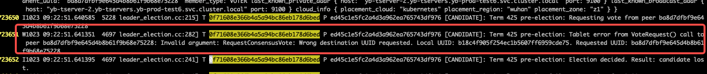 [DocDB] Wrong destination UUID requested · Issue #10391 · yugabyte/yugabyte-db · GitHub