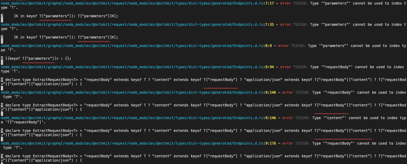 Unable to compile project, graphql package is giving TS errors · Issue #327 · octokit/graphql.js ...