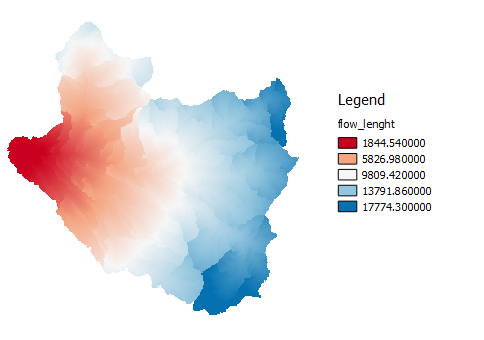 Obtaining the flow length map in landlab · Issue #638 · landlab/landlab ...