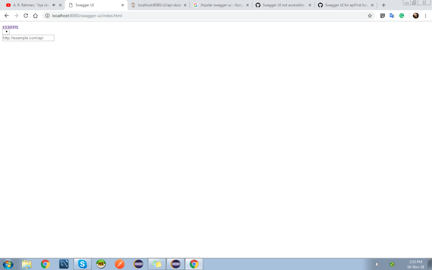 Swagger Ui For Apifirst Issue · Issue 6495 · Jhipstergenerator Jhipster · Github