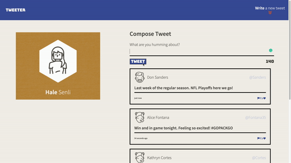 GitHub - egesenli/tweeter-project